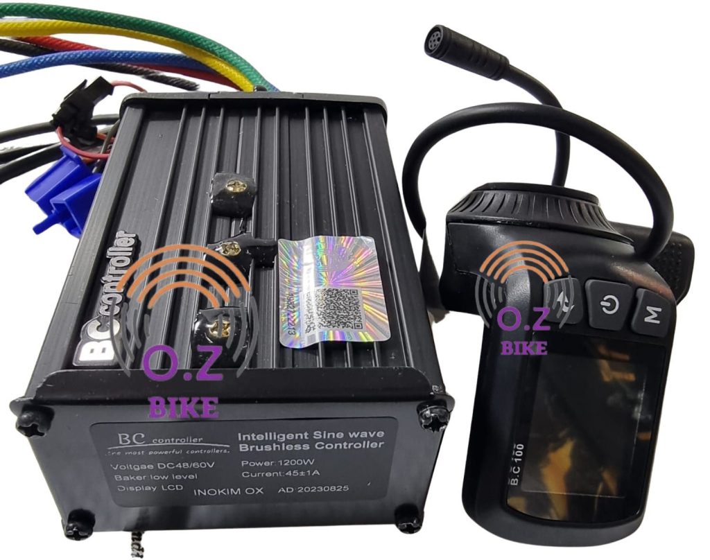 בקר BC 1200 לאינוקים OX עם צג דיגיטלי וידית גז 45A - O.Z BIKE עוז בייק