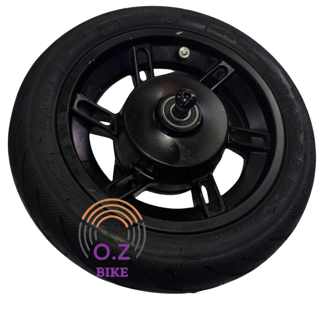 גאנט קדמי עם צמיג וברקס תוף וציר לקורקינט ניינבוט G30 - O.Z BIKE עוז בייק